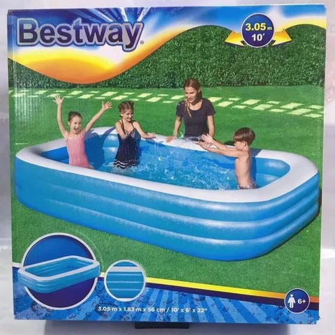 Bestway Summer Inflatable Swimming Pool for Kids/Family | Shopee ...
