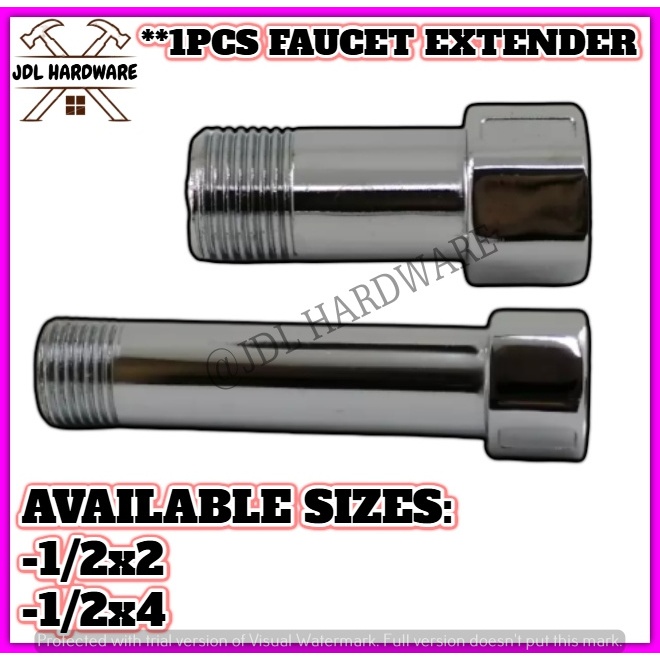 F-5010 1PCS Faucet Extenders Extension Shower Arm Stainless Steel ...
