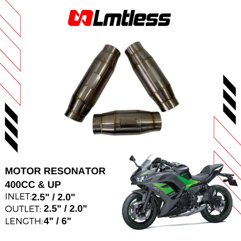 Resonator For Motorcycle Bullet Type by Lmtless | Shopee Philippines