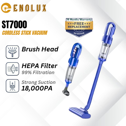 Enolux ST7000 V-Tech Series Cordless Mop Vacuum | Shopee Philippines