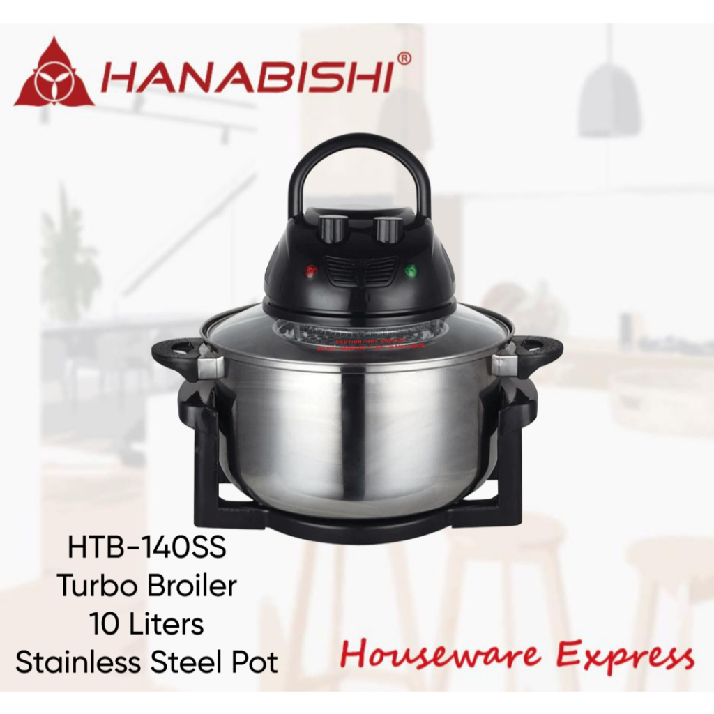 Hanabishi HTB140SS Convection Oven 10L Turbo Broiler Stainless Body HTB ...