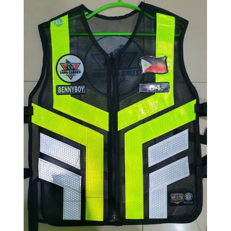 REFLECTORIZED MOTOR VEST (plain/ with logos) | Shopee Philippines