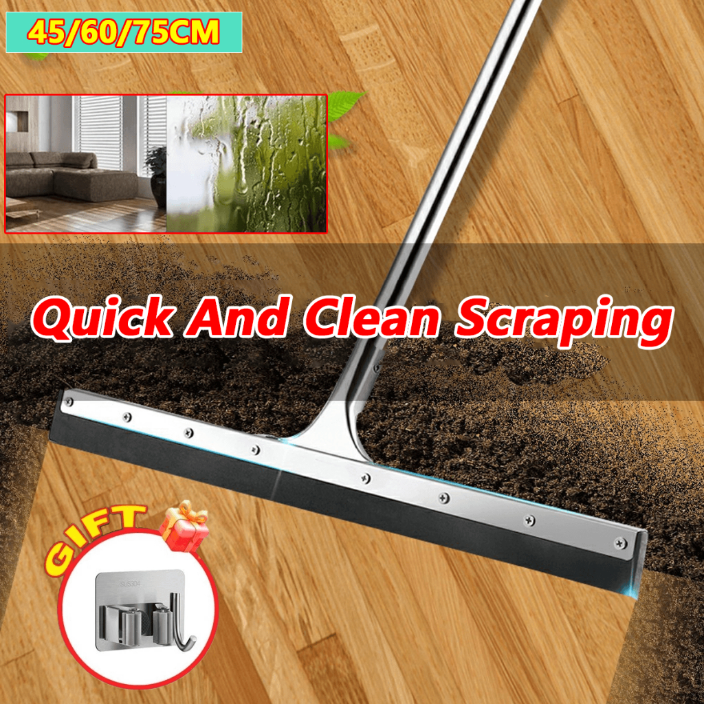 45/60/75cm Floor Wiper Floor Mop Cleaning Rotatable Mop Window Wiper ...