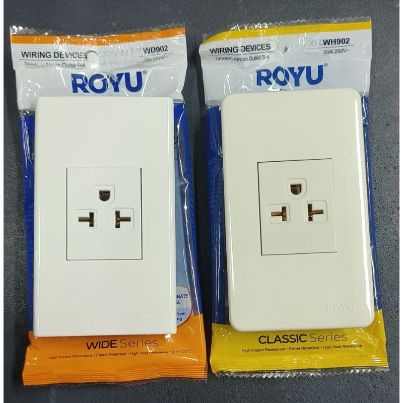 Royu Tandem Aircon Outlet Set Classic or Wide Series (WH902 / WD902 ...