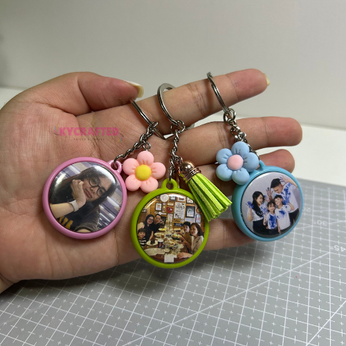 Personalized 32mm Double Sided Keychain with Pendant (For personal use ...