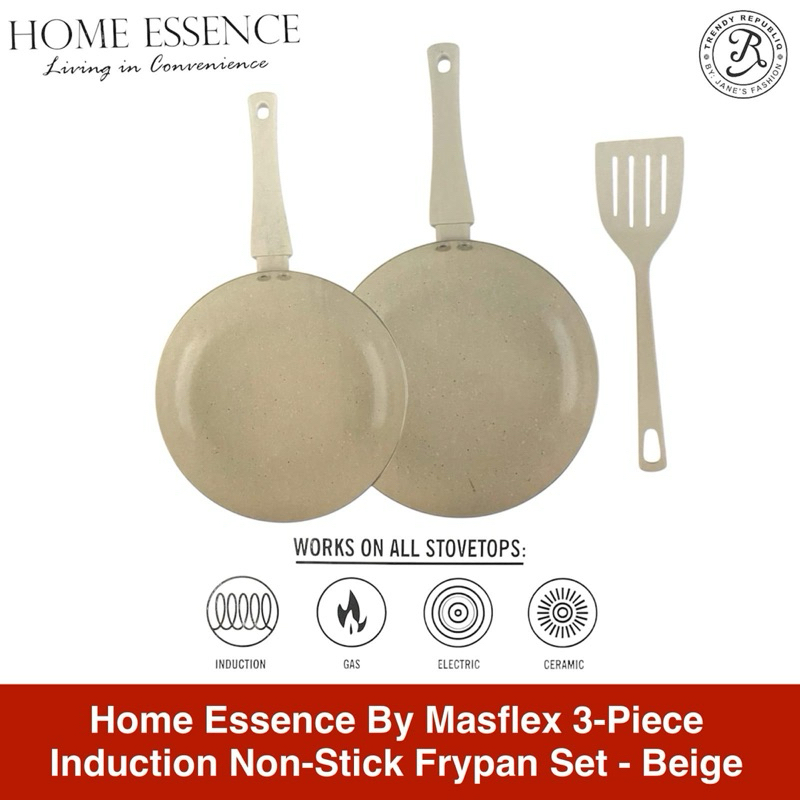 Home Essence by Masflex 3 Piece Induction Cookware Set | Shopee Philippines