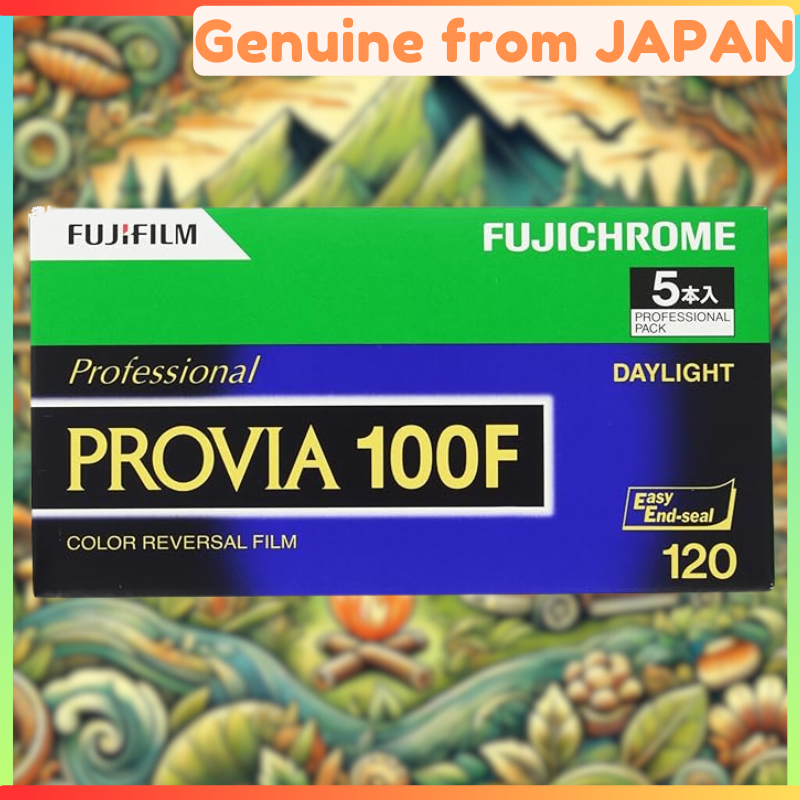 FUJIFILM Reversal Film Fujichrome PROVIA 100F Bronica 12 frames 5 rolls 120 PROVIA100F EP ...