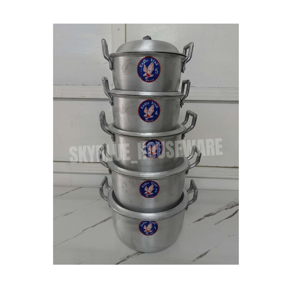 EAGLE KING HEAVY DUTY DOUBLE HANDLE CALDERO / KALDERO / MAKAPAL ...