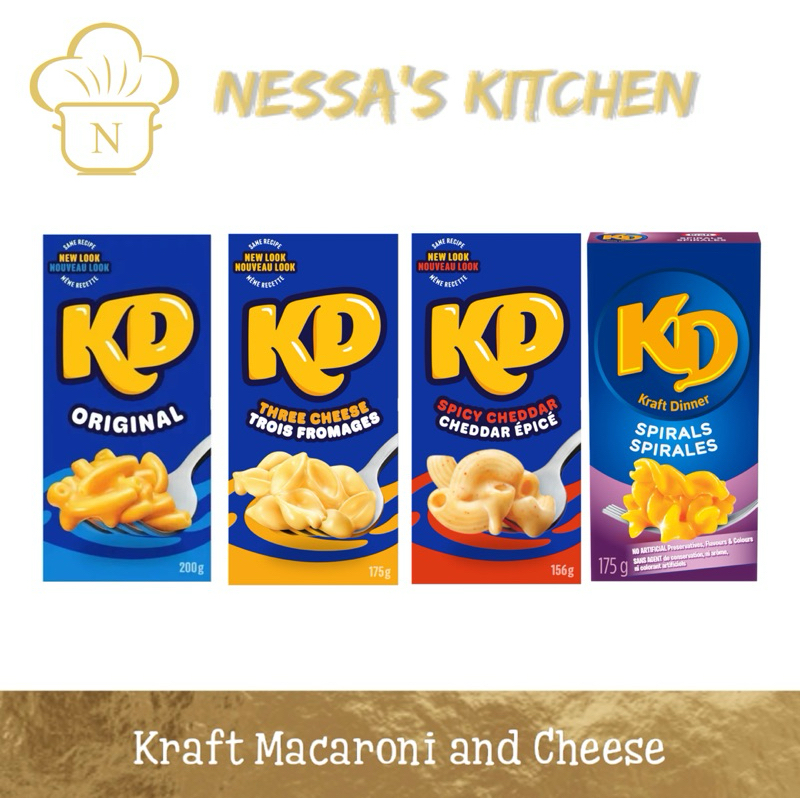 Kraft Original Spiral Spicy Cheddar Three Cheese Macaroni and Cheese ...