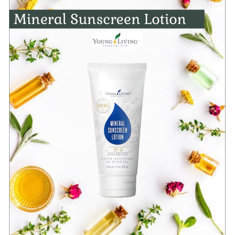 Y@un g L!v!ng Mineral Sunscreen Lotion SPF50 85g EXP 1/2028 | Shopee Philippines