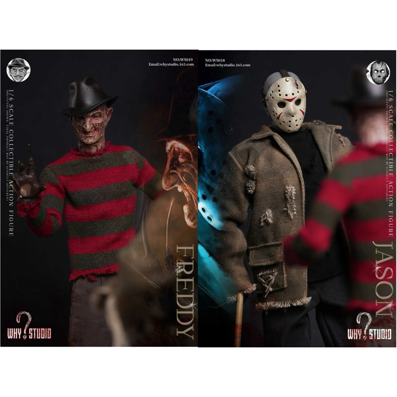 AUTHENTIC [SET] WHY STUDIO WS019 - 1/6 SCALE -Freddy Vs Jason | Shopee ...