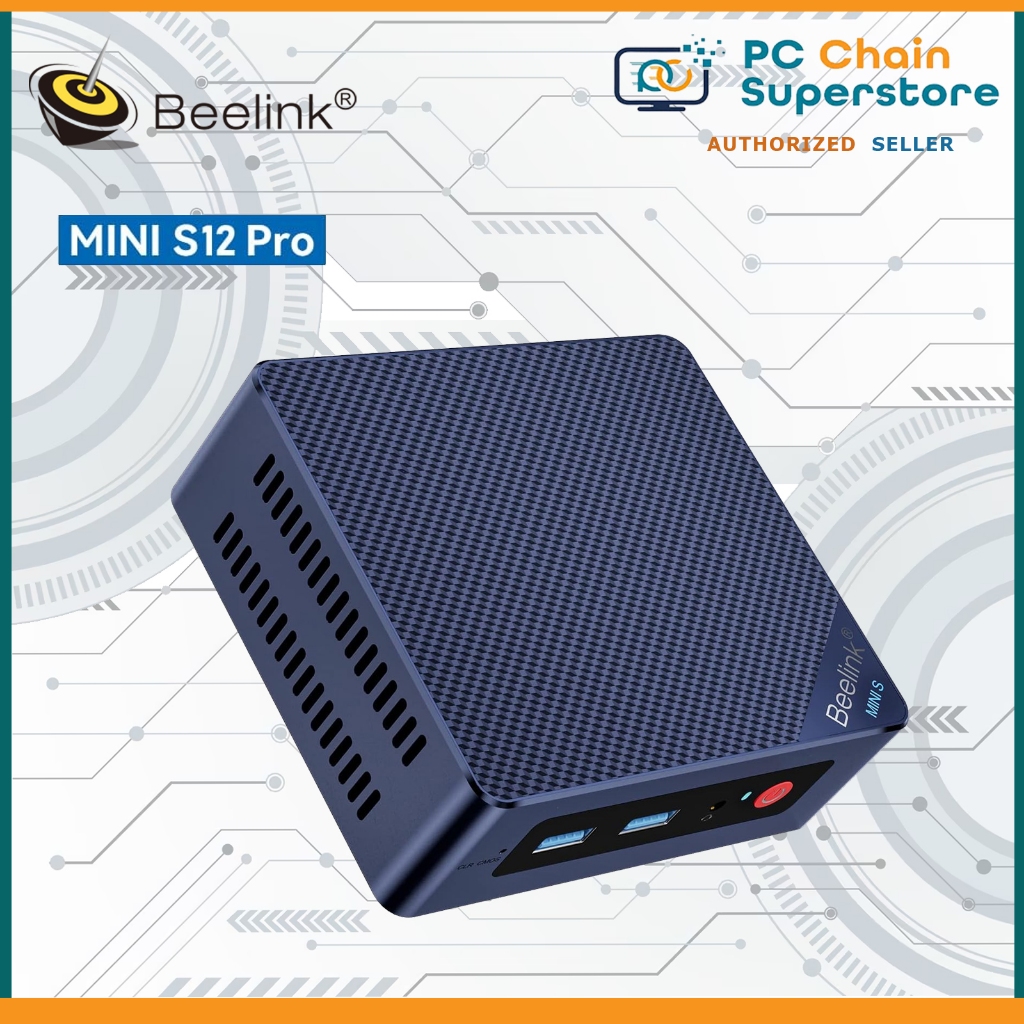 Beelink Mini S12 PRO Affordable Mini PC - Intel N100 Quad Core / 16GB ...