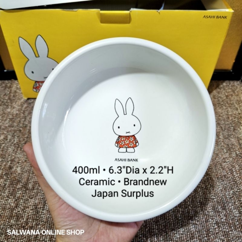 MIFFY CERAMIC BOWL 400ML • JAPAN SURPLUS | Shopee Philippines