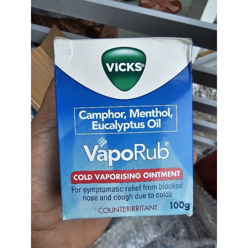 VICKS VAPORUB 100G..... cold oitment | Shopee Philippines