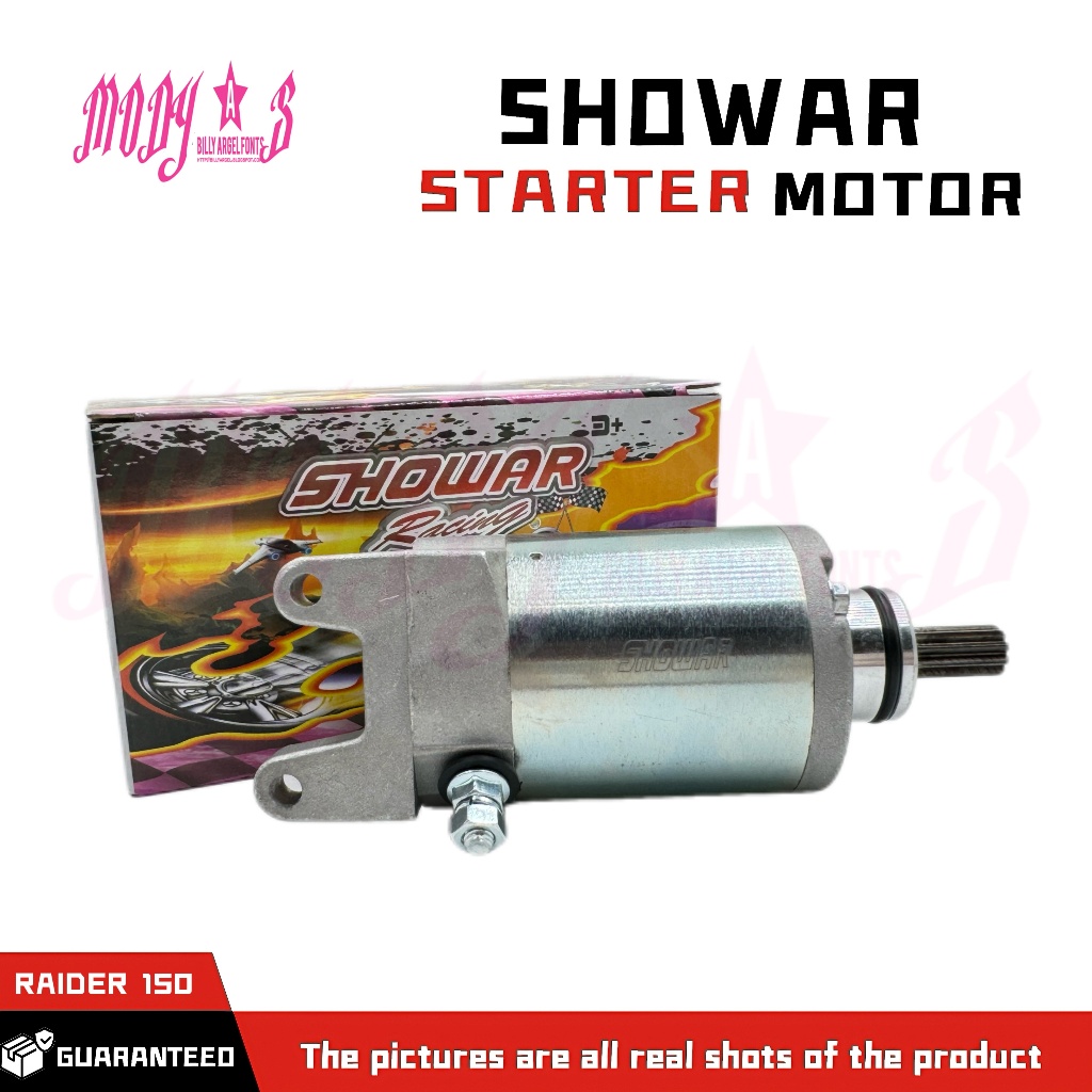 SHOWAR Starter Motor For RAIDER 150 Made In Thailand | Shopee Philippines