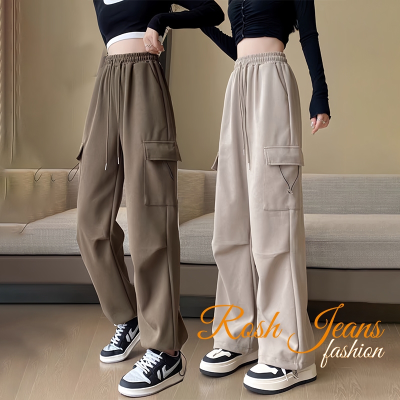 Rosh_Jeans Corduroy baggy pants Cargo Pants harper wide leg pants Women ...