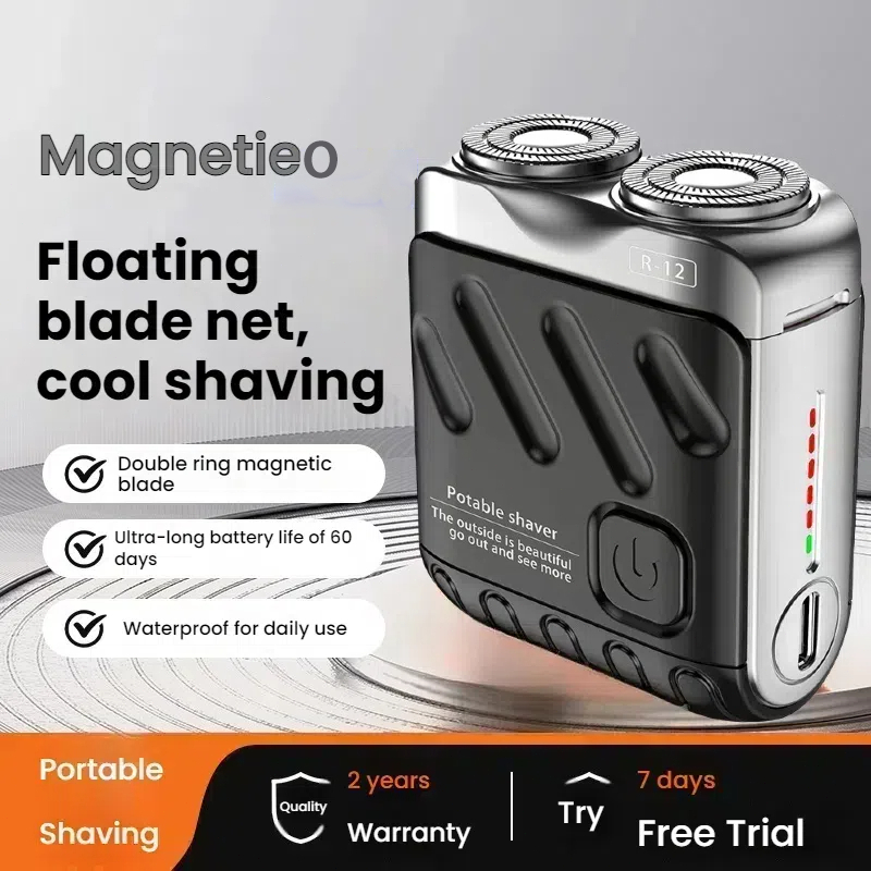 Mini Portable Electric Razor for Men with Dual Loop Blade Birthday ...