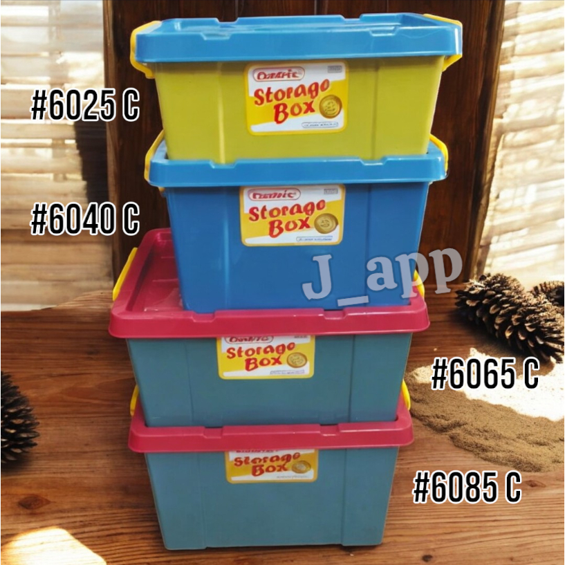 CENTRIX STORAGE BOX with side clip lock and lid cover RANDOM COLOR ...