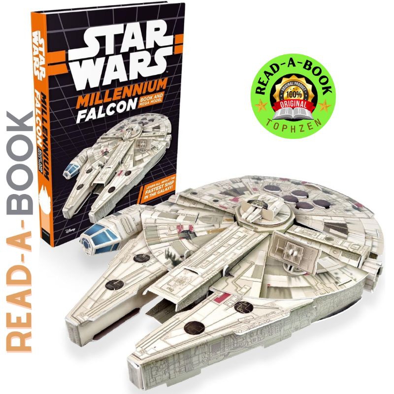 Star Wars Millennium Falcon Book And Mega Model (Star Wars Construction ...