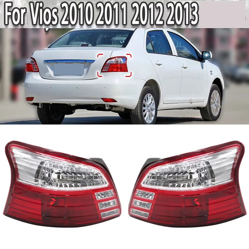 2pcs Taillight Toyota VIOS 2008-2012 Batman gen 2 Tail lamp Tail light ...