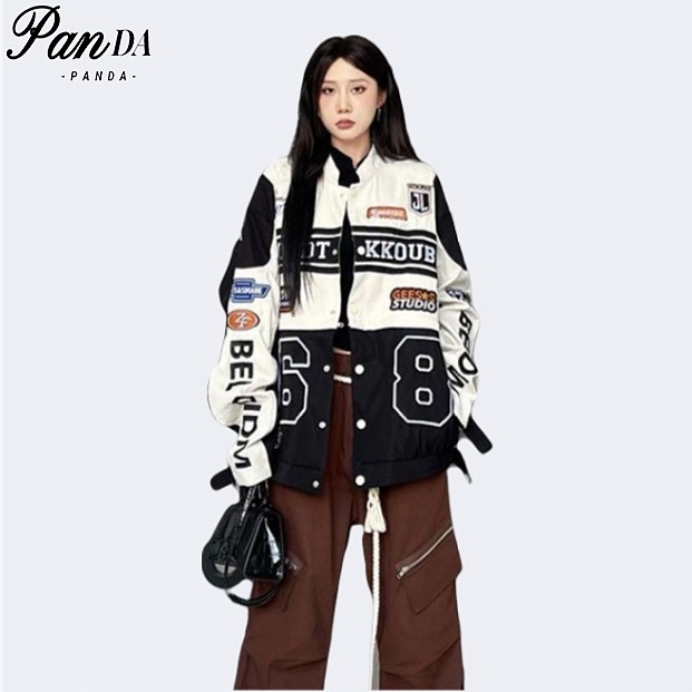 PANDA Detachable Couple Motorcycle Jacket Vintage Riding Jackets ...