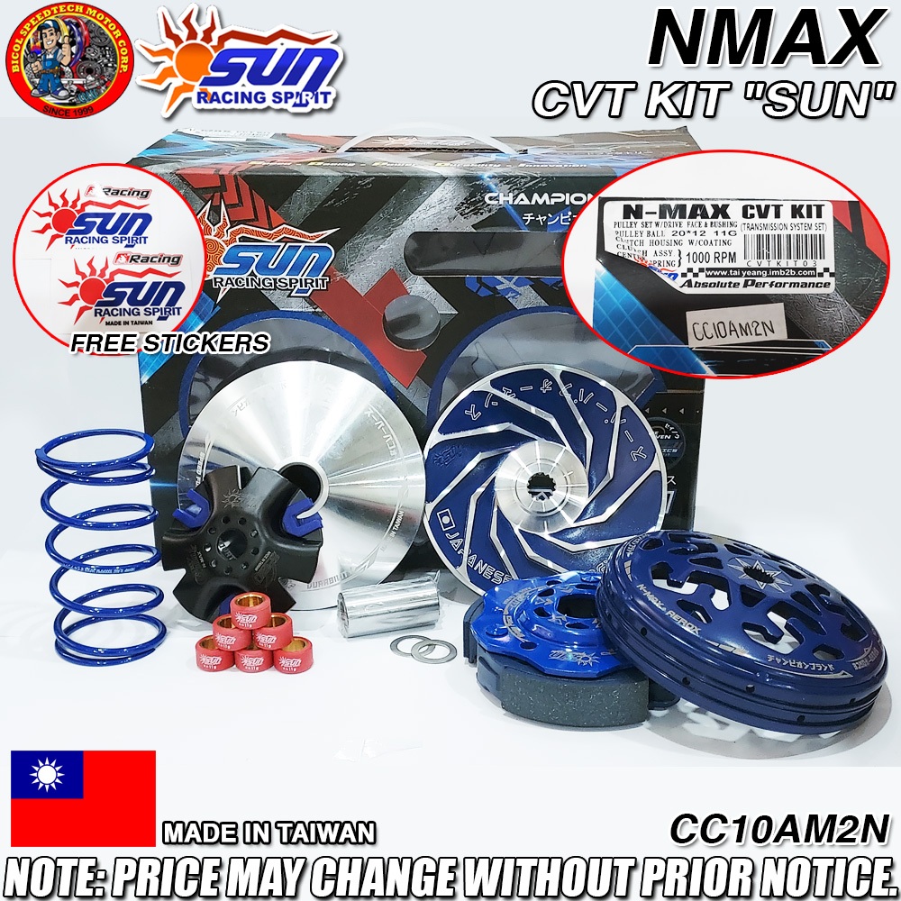NMAX CVT KIT "SUN" (CC10AM2N) | Shopee Philippines