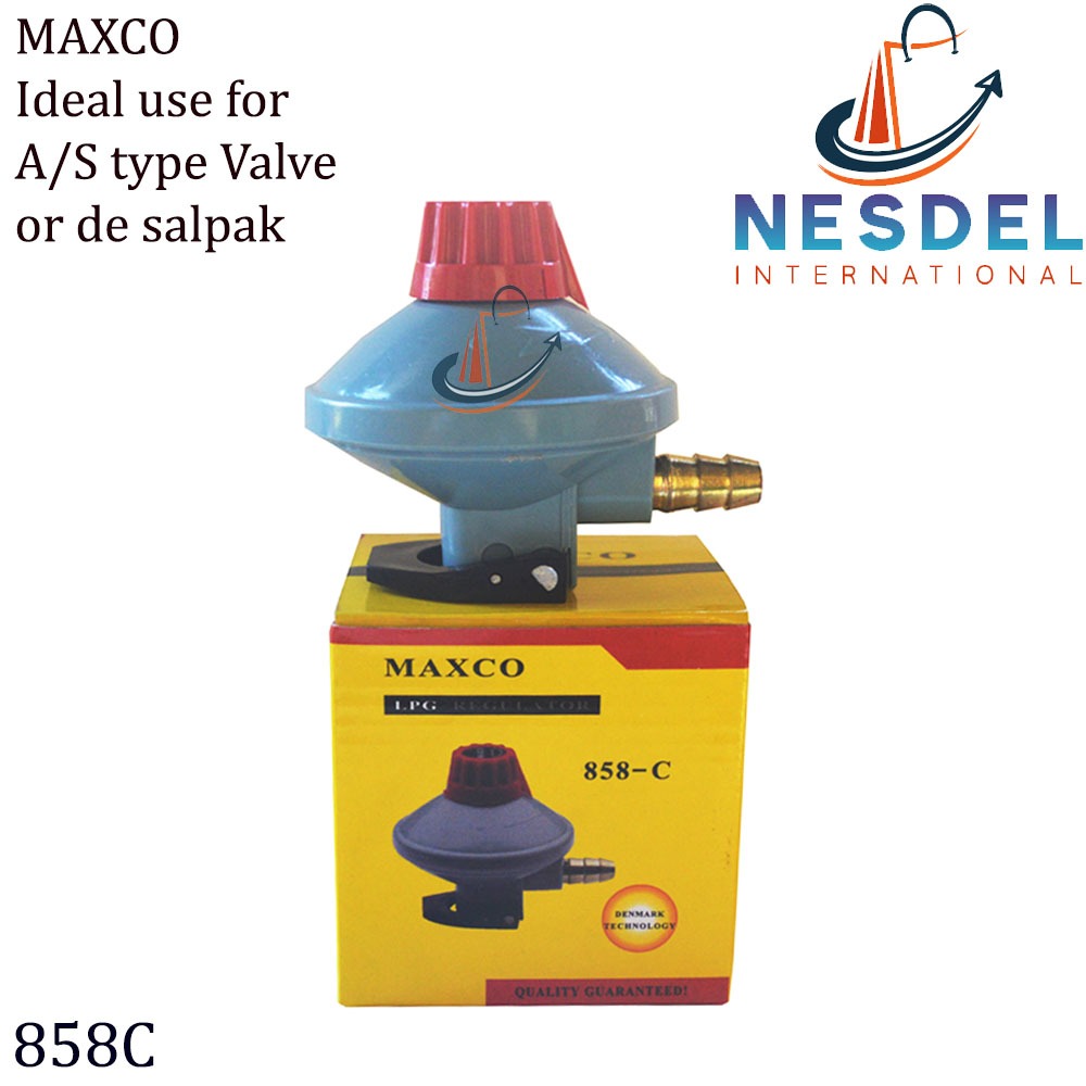 MAXCO Lpg Regulator 858C A/S Type Snap on de salpak Heavy Duty Original ...