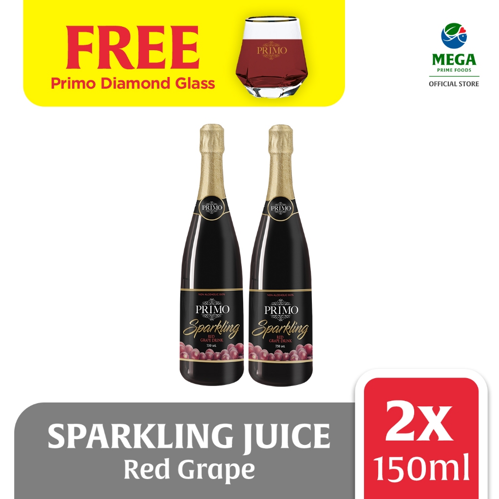 PRIMO White Grape Sparkling Juice 750ml By 2's | Shopee Philippines