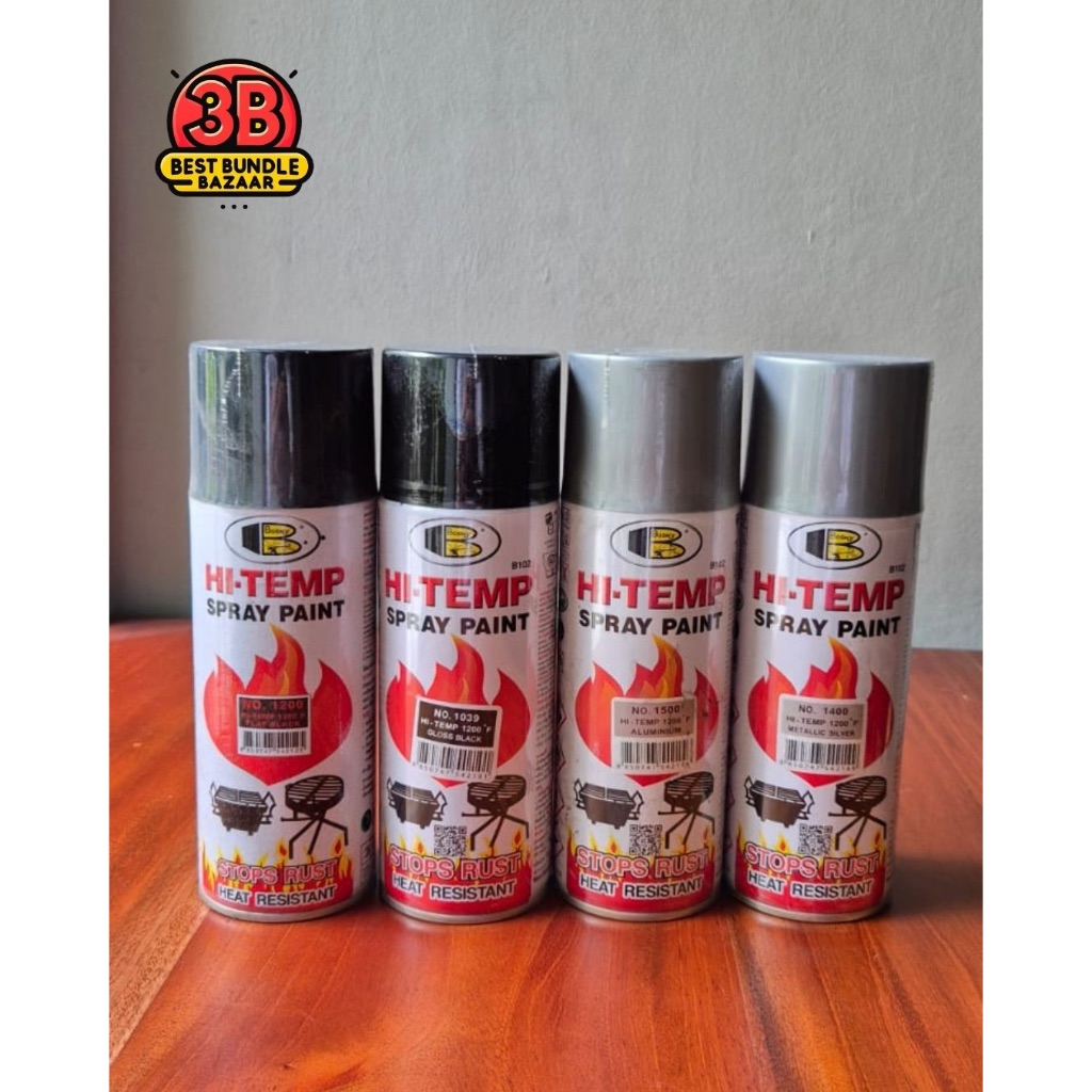 BOSNY HIGH TEMP SPRAY PAINT | Shopee Philippines
