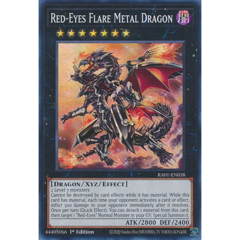 Red-Eyes Flare Metal Dragon | RA01-EN038 | Super Rare | Shopee Philippines