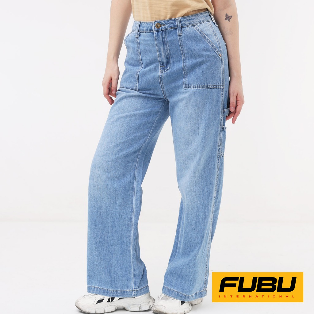 Fubu Girls Denim Wide Leg Pants Ladies QGB38-0017 | Shopee Philippines