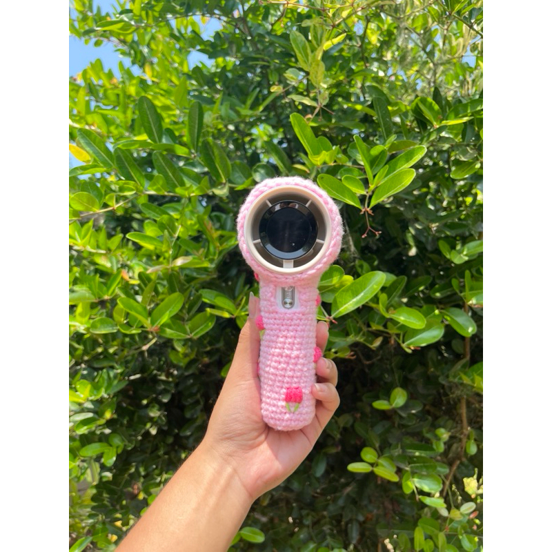 Crochet Mini Fan Cover For Goojodoq GFS001/ Jisulife Pro/Pro 1S ...
