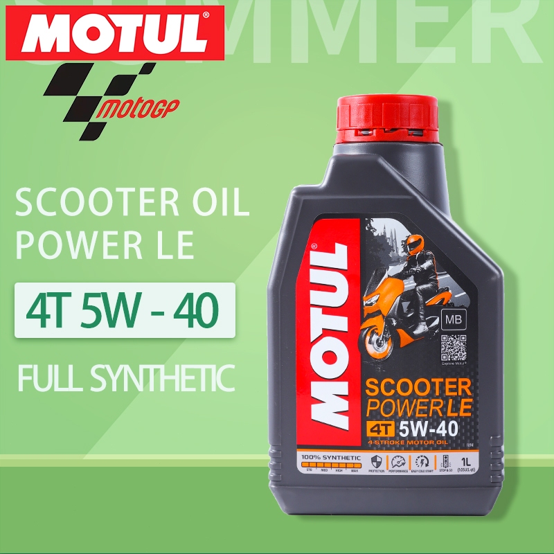 Motul Scooter Power Le 5W40 4T 1L Fully Synthetic Change Oil Motorcycle ...