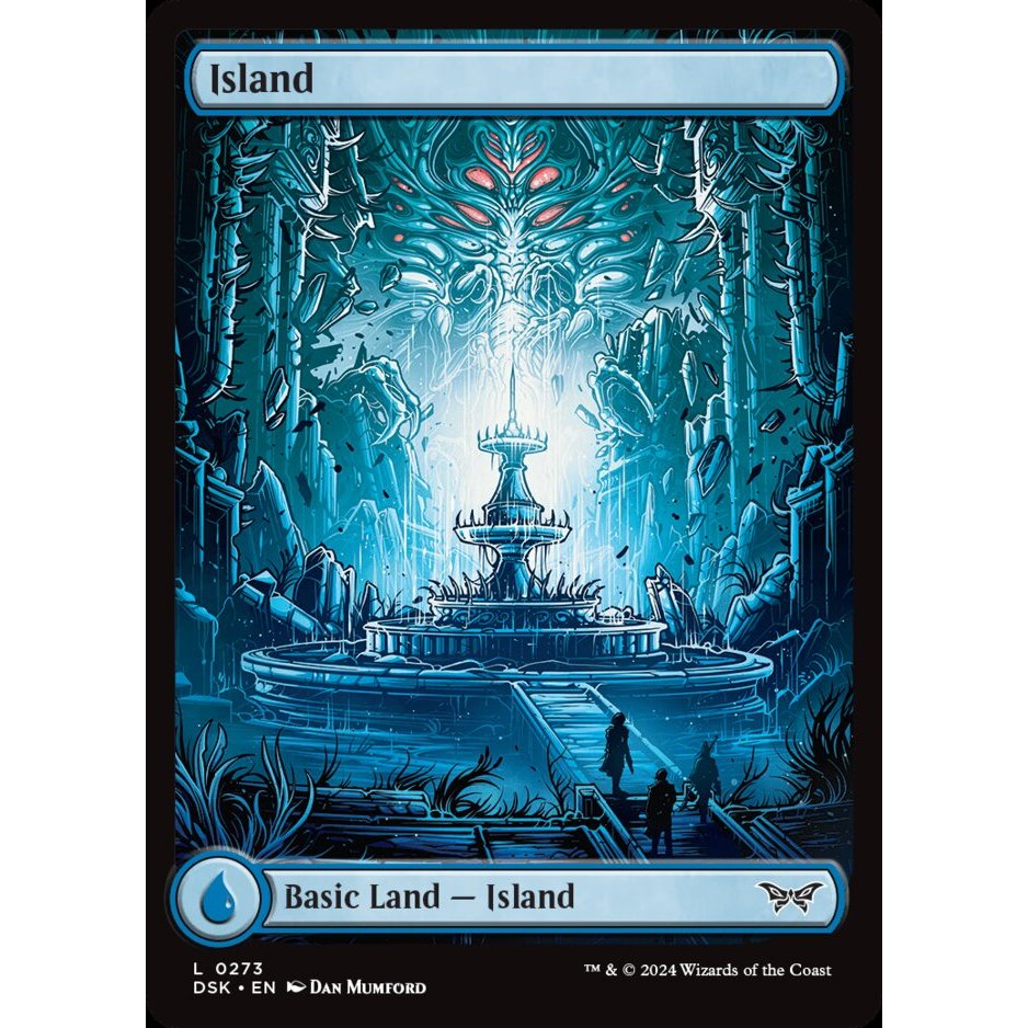 Island (273) - Full Art Foil - Duskmourn: House of Horror (DSK ...