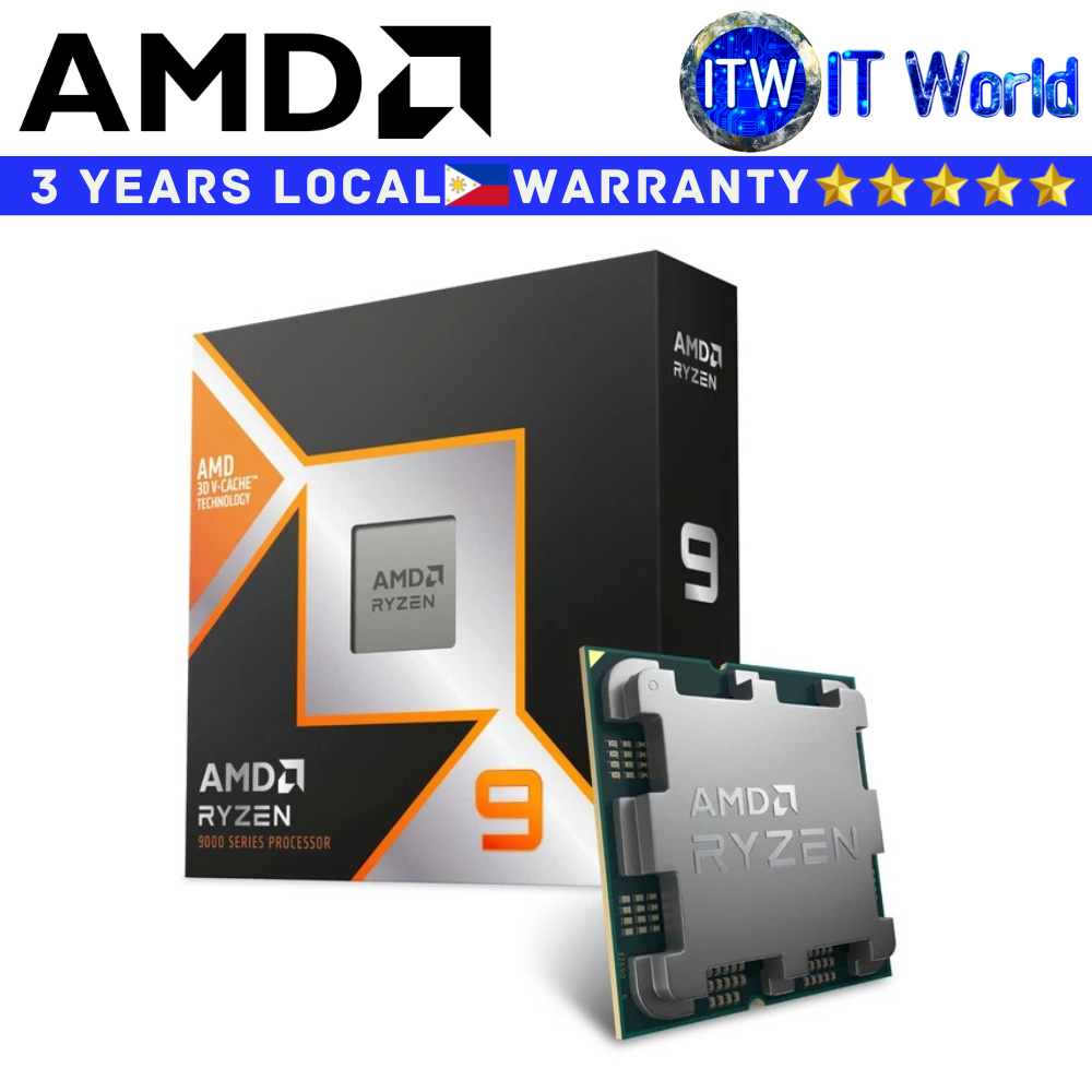 Itw | AMD Ryzen 9 9950X3D 16 Cores 32 Threads Desktop Processor without ...