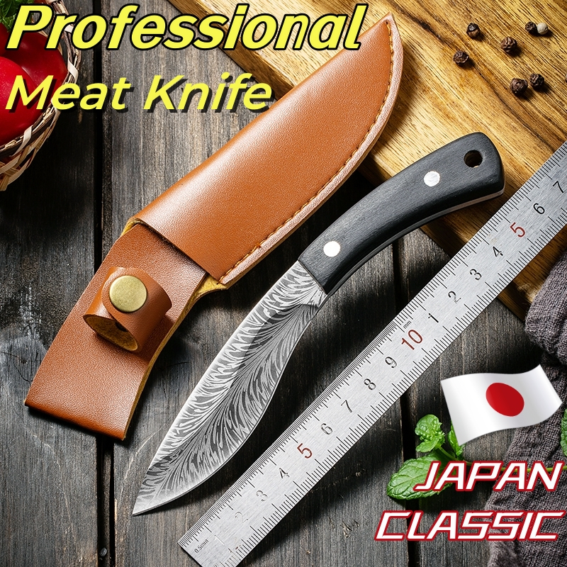 Japan meat knife original slaughtering slicer cooking vegetable chopper ...