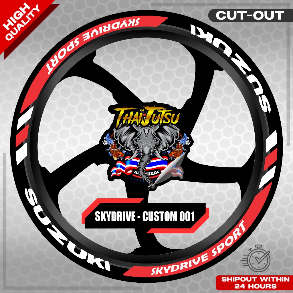 SKYDRIVE SPORT MAG STICKER SET ( 2 MAGS ) - CUSTOM 001 | VINYL ...