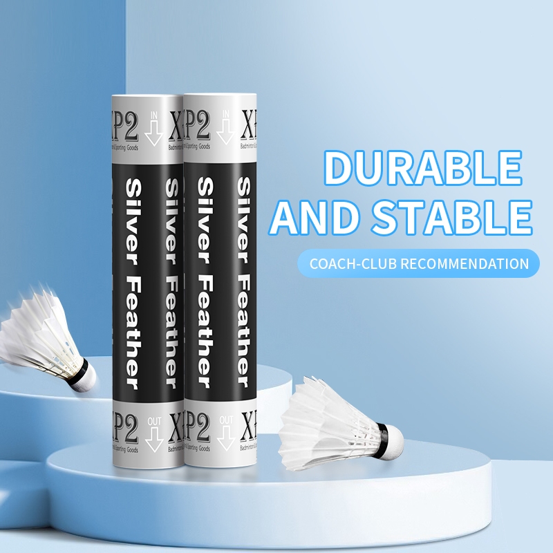 Original XP2 Shuttlecock 77/76 Speeds 12Pcs Stable Badminton Goose ...