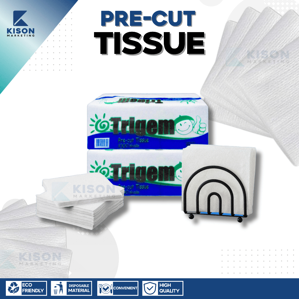 Pre cut Table Napkin Tissue 1000 pieces Virgin Pulp High Quality ...