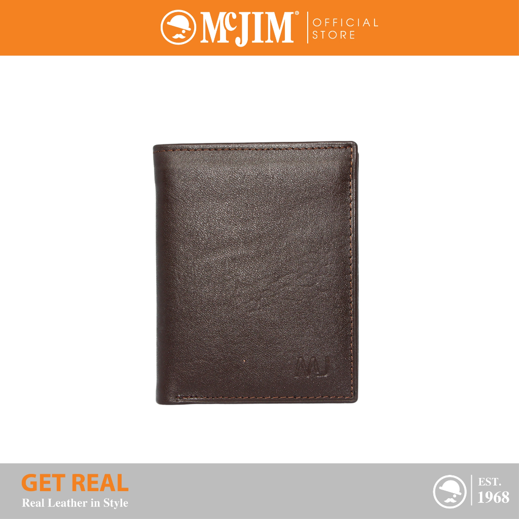 MJ by McJim Billfold Leather Wallet | Shopee Philippines