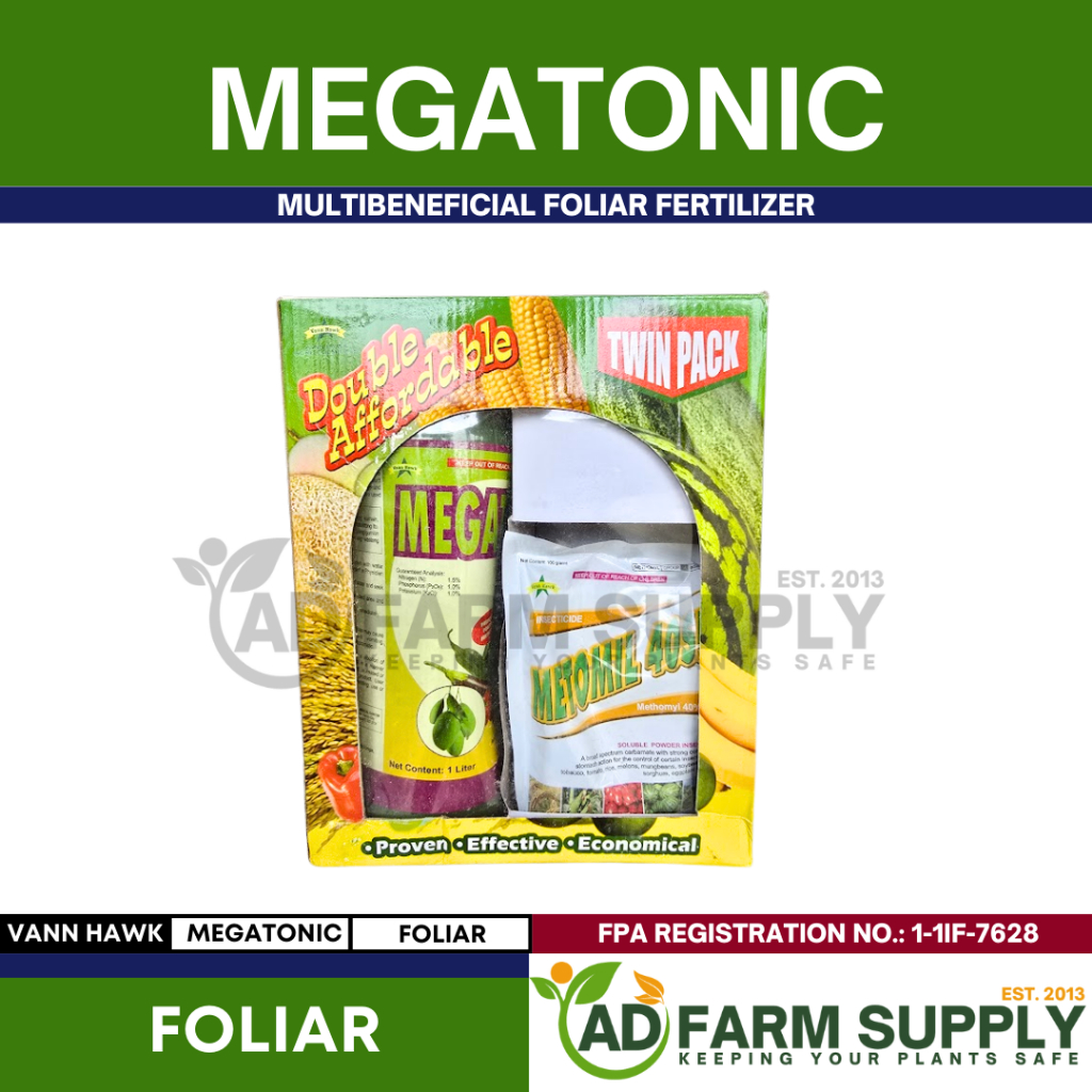 Megatonic Foliar Fertilizer Twin Pack Multibeneficial Plant Booster ...