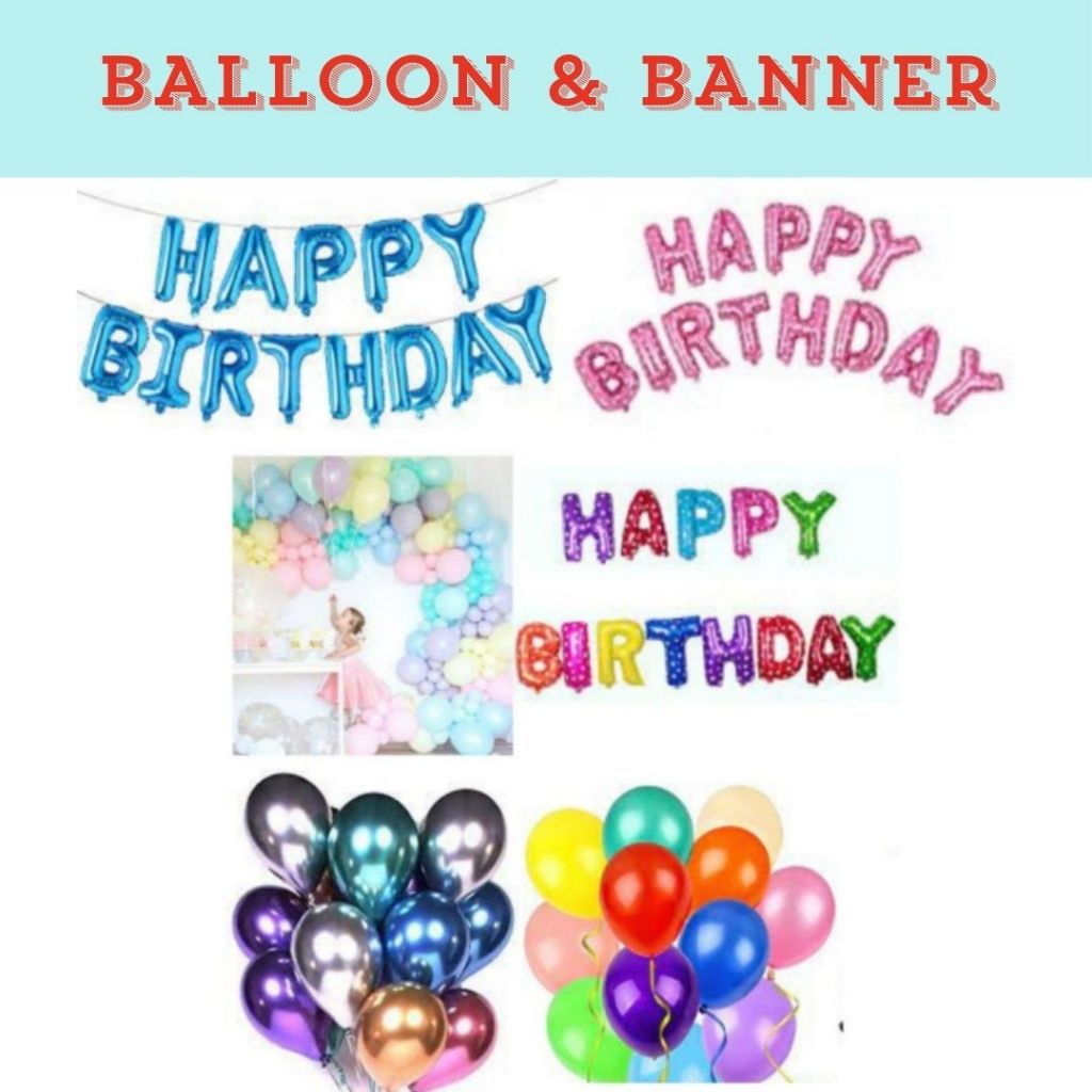 TFL Birthday Banner Flags With String Party Decorations Birthday ...