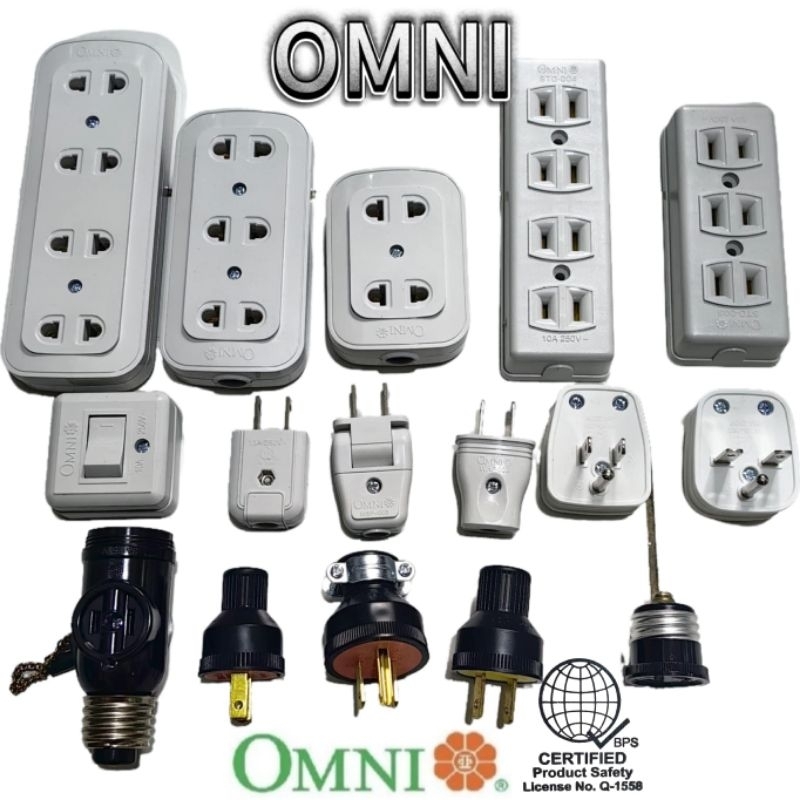 [COD ]OMNI HEAVY DUTY REGULAR RUBBER PLUG , EXTENSION OUTLET , SNAP ...