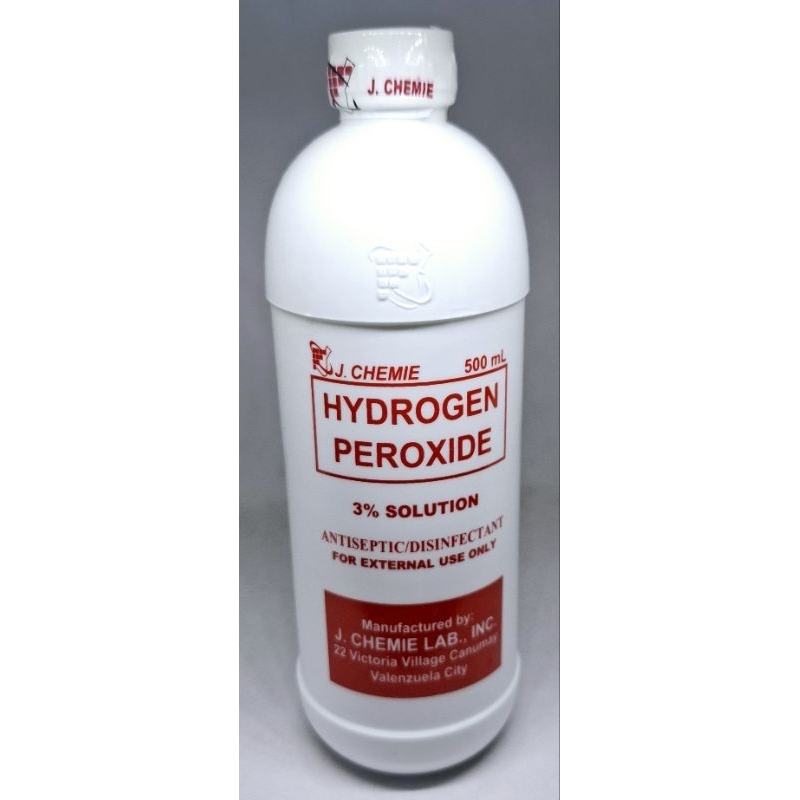 Hydrogen Peroxide 500ml J. Chemie 3% | Shopee Philippines