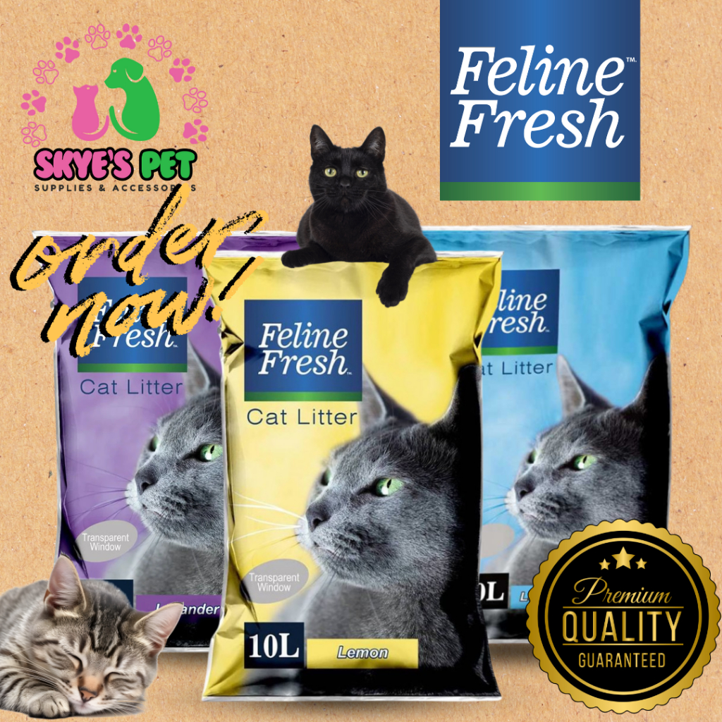 Feline Fresh Cat Litter 10 LITERS | Shopee Philippines