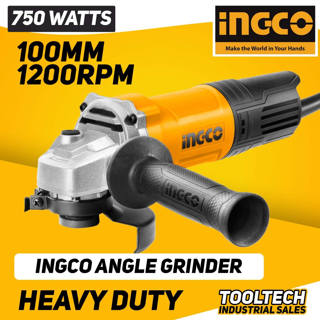 Ingco Angle Grinder 750W AG70012 HEAVY DUTY *TOOLTECH* | Shopee Philippines