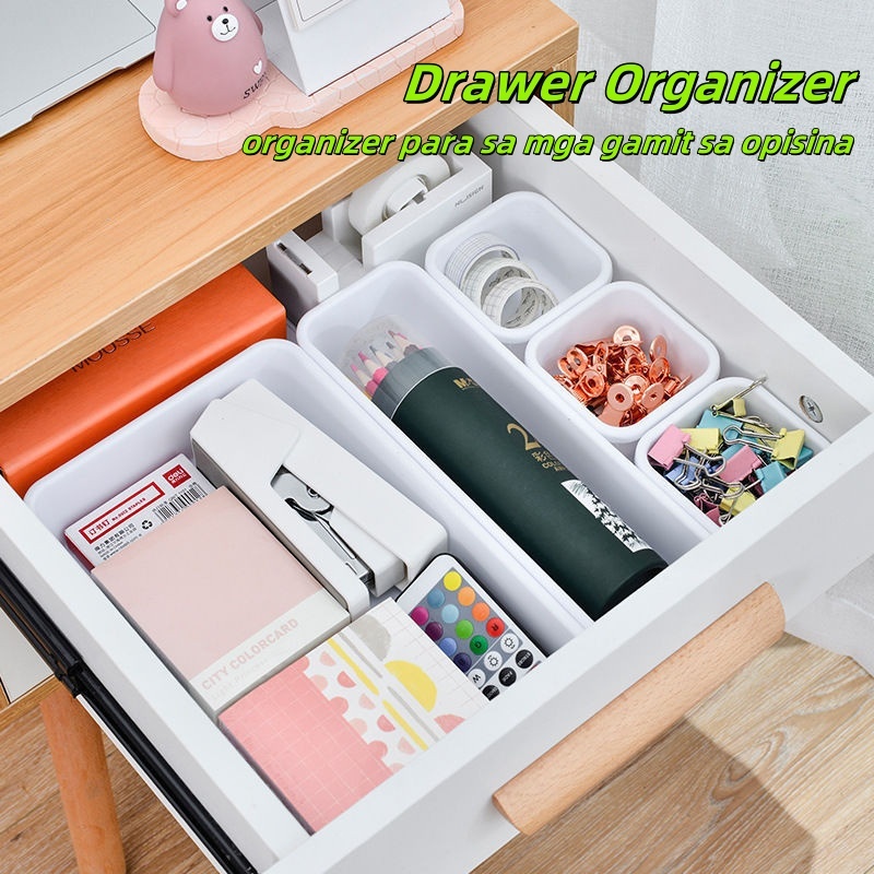 8pcs/Set Desktop Drawer Organizer Kitchen Storage Box Desk Trays ...