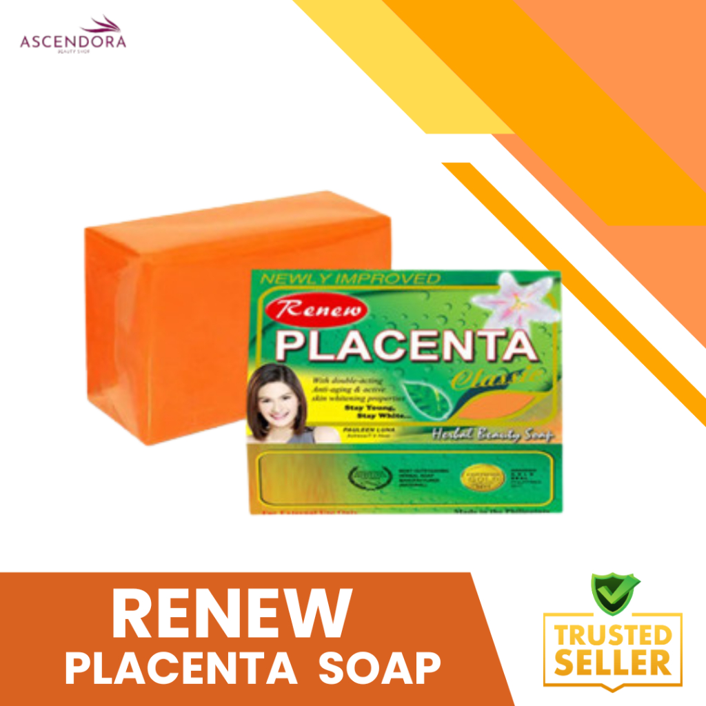 Newly Improved Renew Placenta Soap Classic Orange 135g | Shopee Philippines