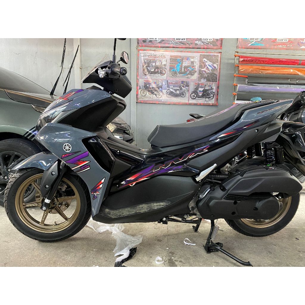 Yamaha Mio Aerox v2 Indo Star Design Sticker 1.0 | Shopee Philippines
