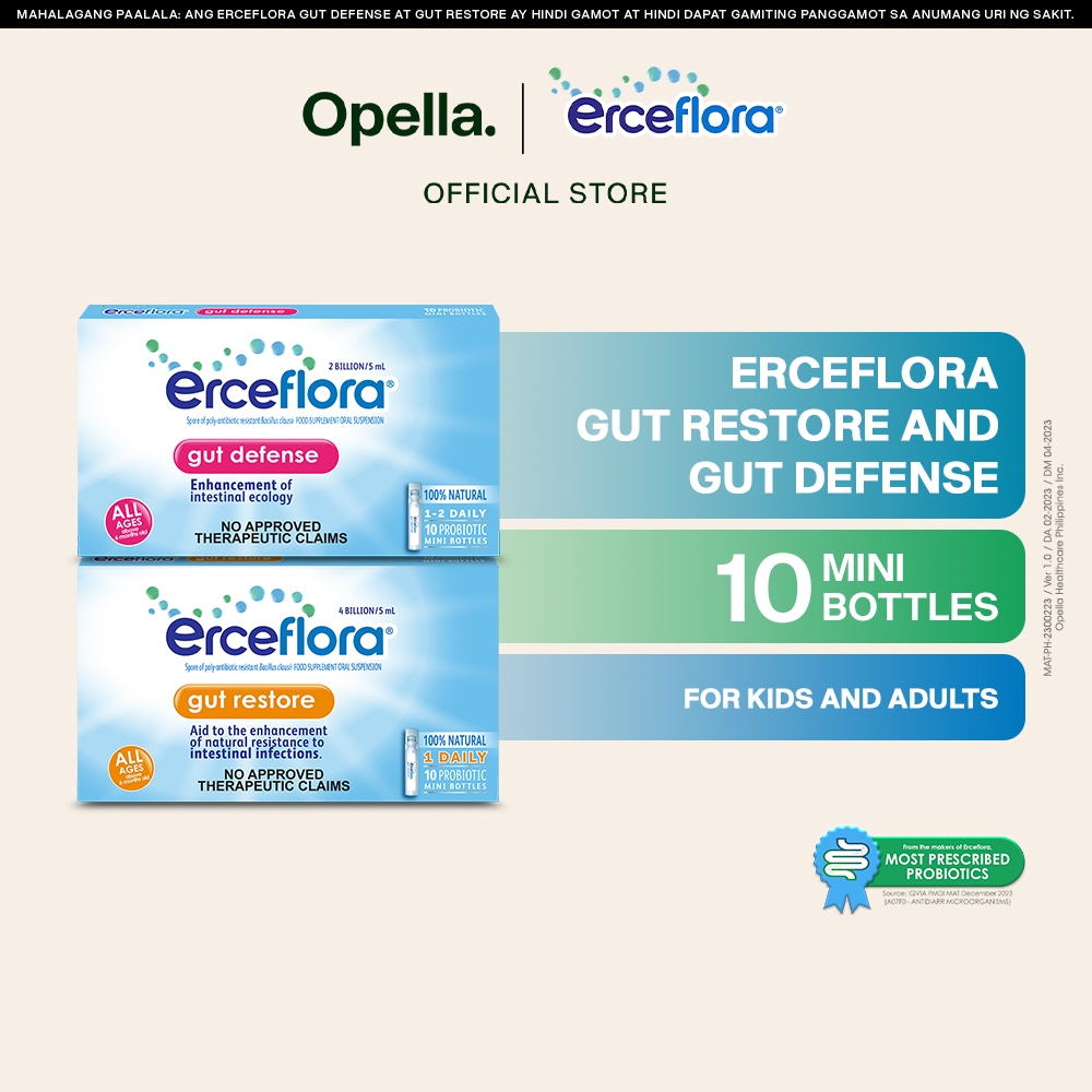 Erceflora Bundle Probiotic Supplement Supplement (1 Gut Defense + 1 Gut ...